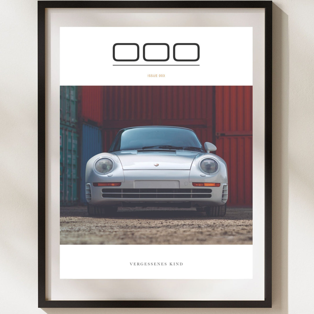 Issue 003 Cover: 959 – 000 Magazine