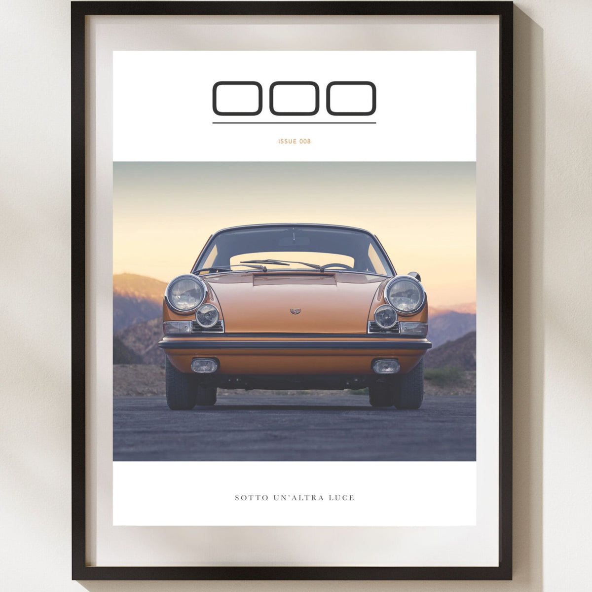 Issue 008 Cover: 911S – 000 Magazine