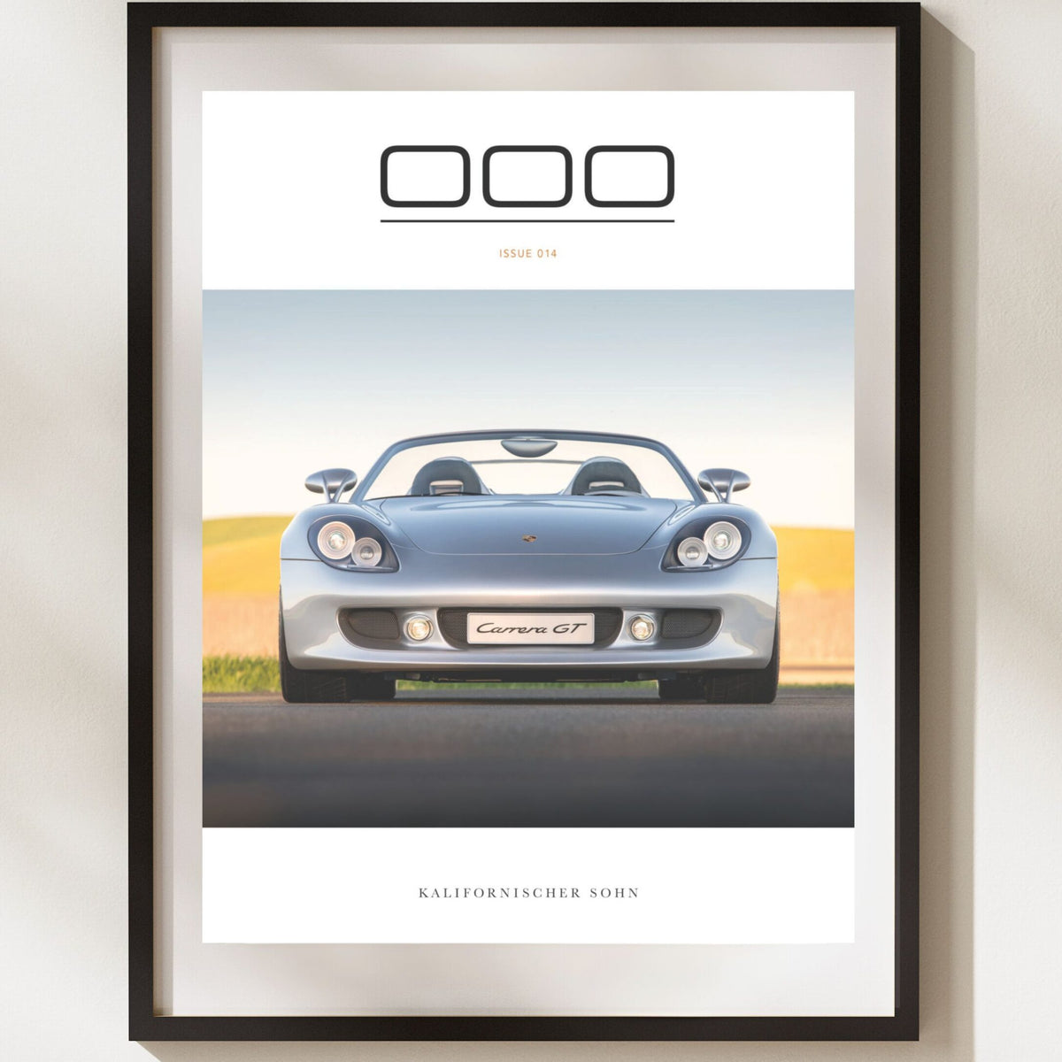 Issue 014 Cover: Carrera GT Prototype – 000 Magazine