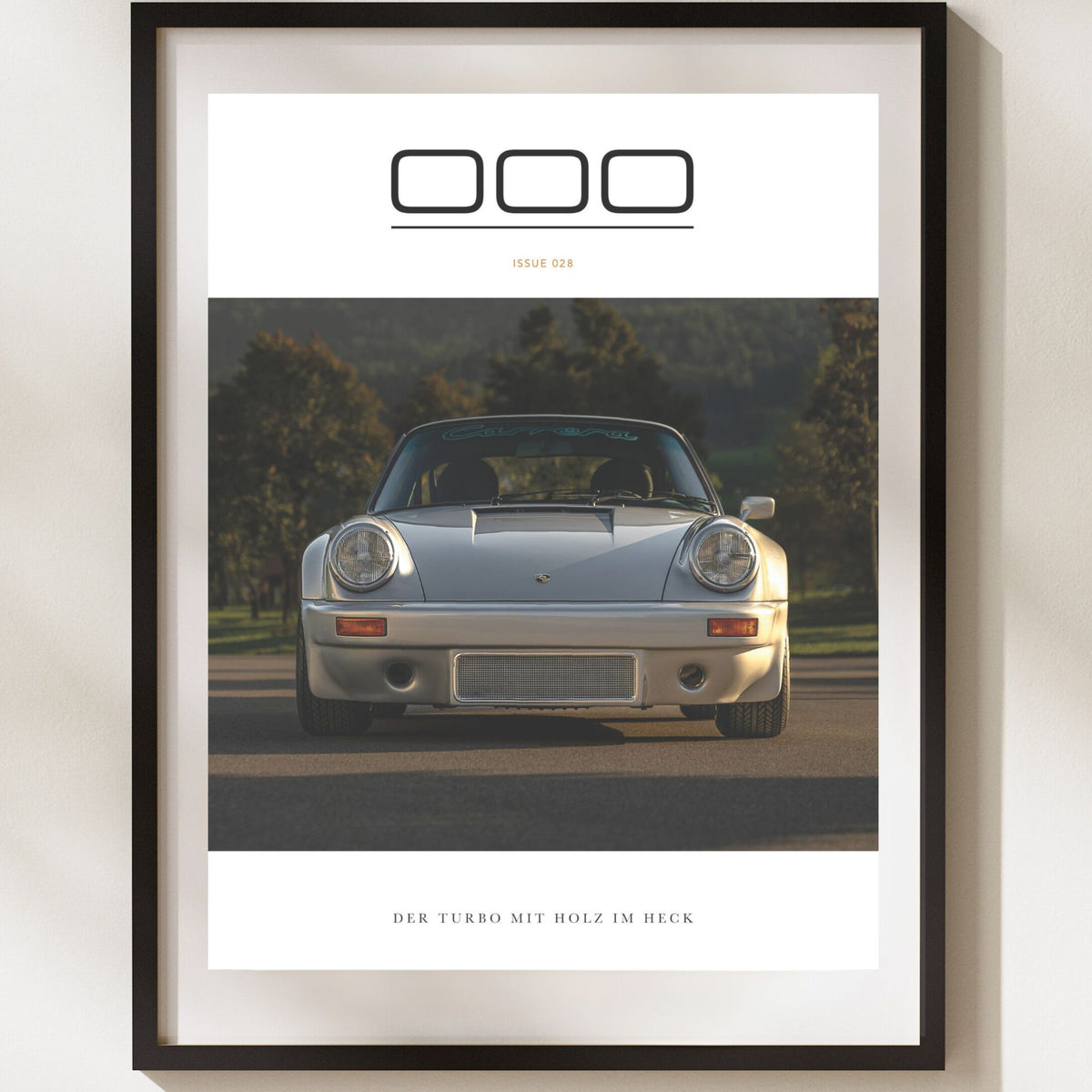 Issue 028 Cover: 930 Turbo Prototype – 000 Magazine