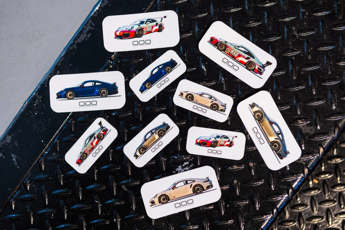 000 Motorsport Tribute Sticker Pack – 000 Magazine