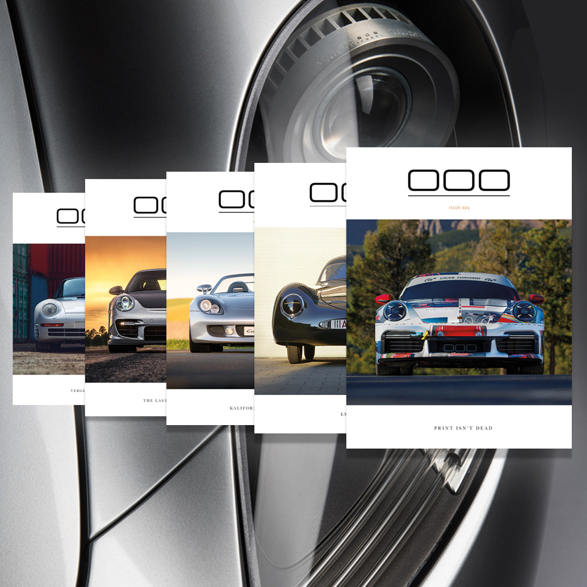 Supercar Five Issue Bundle – 000 Magazine